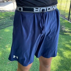Under Armour | Shorts | Under Armour Men Blue Stretchy Lightweight ...